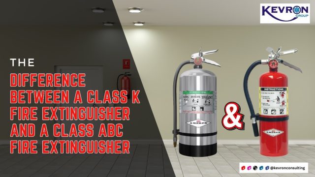 The difference between a Class K fire extinguisher and a Class ABC fire ...